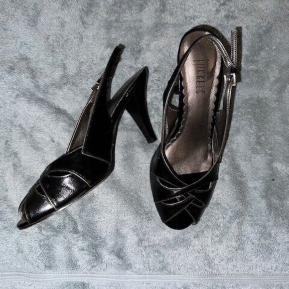 Nickels | Shoes | Nickels Size 7 Womens Open Toe Heels Buckle Sling ...